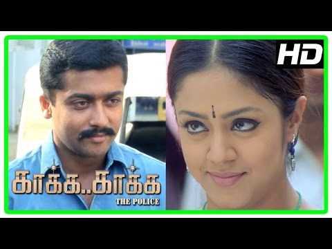 Kaaka Kaaka movie scenes | Jyothika apologises to Suriya | Gautham Menon | Harris Jayaraj