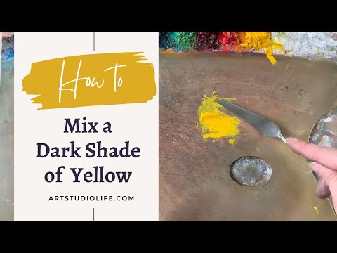 Tips for Mixing a Dark Yellow Color (Right the First Time)