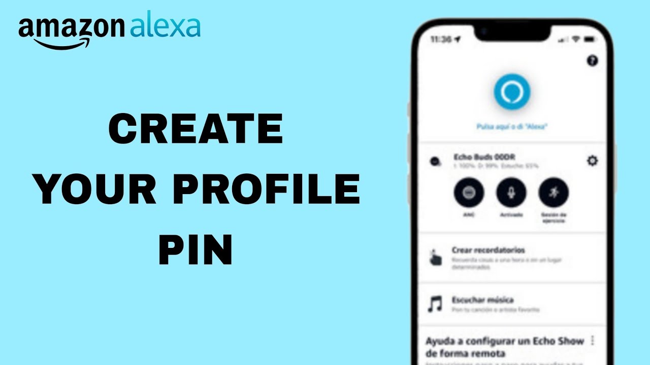How To Create Your Profile Pin On Amazon Alexa App