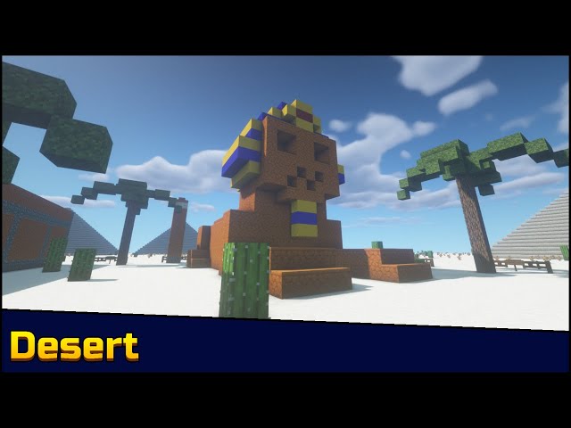 Pixel Gun 3D - Desert/Mummy's Temple Minecraft Map