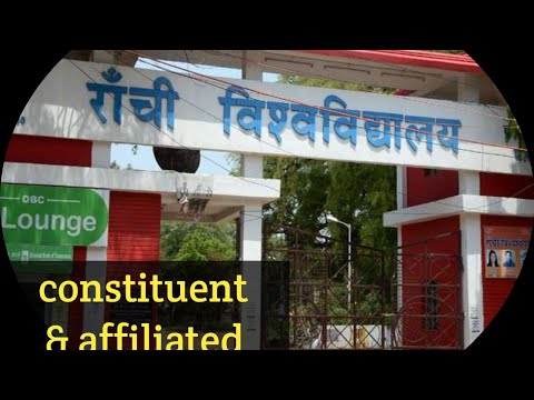 Difference between Constituent college and affiliated college !!