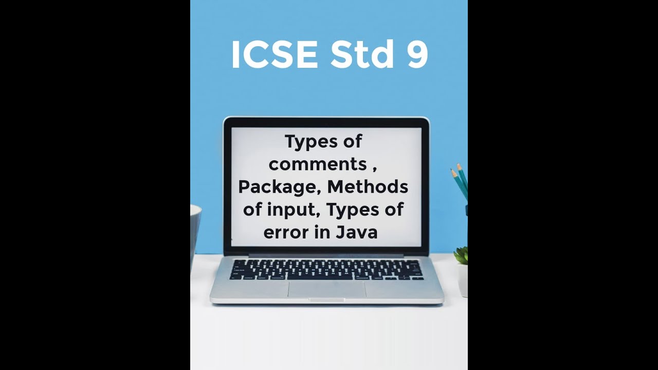 #ICSE - #Std 9 #Computer Application - #Input in Java taught by Mrs. Martina