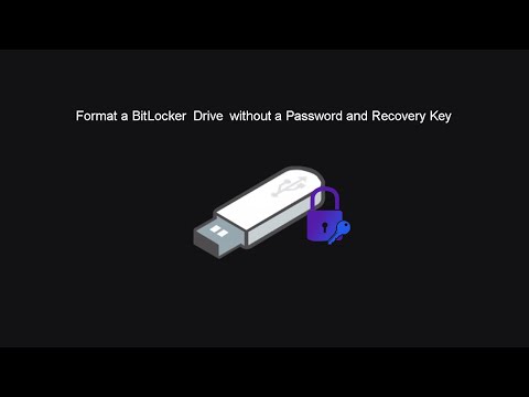 How to Format a BitLocker Drive without Password and Recovery Key(PC & Mac)