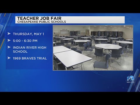 Chesapeake Public Schools holding teacher job fair