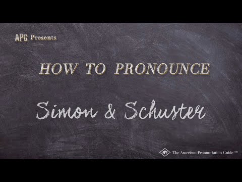 How to Pronounce Simon & Schuster (Real Life Examples!)