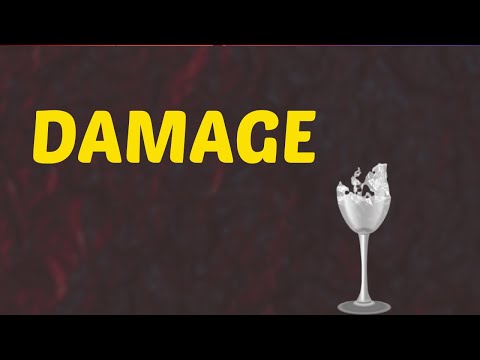 What Does DAMAGED Means || Meanings And Definitions With Example in ENGLISH