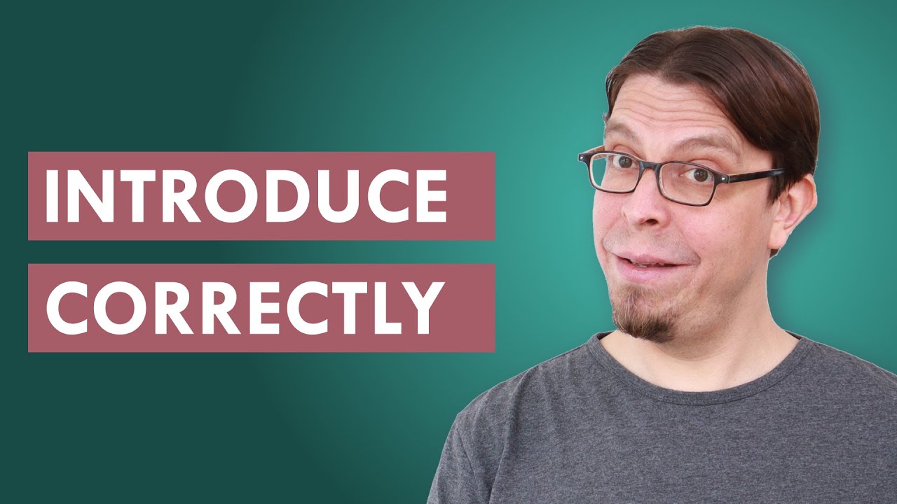 Introduce a speaker better with this one tip