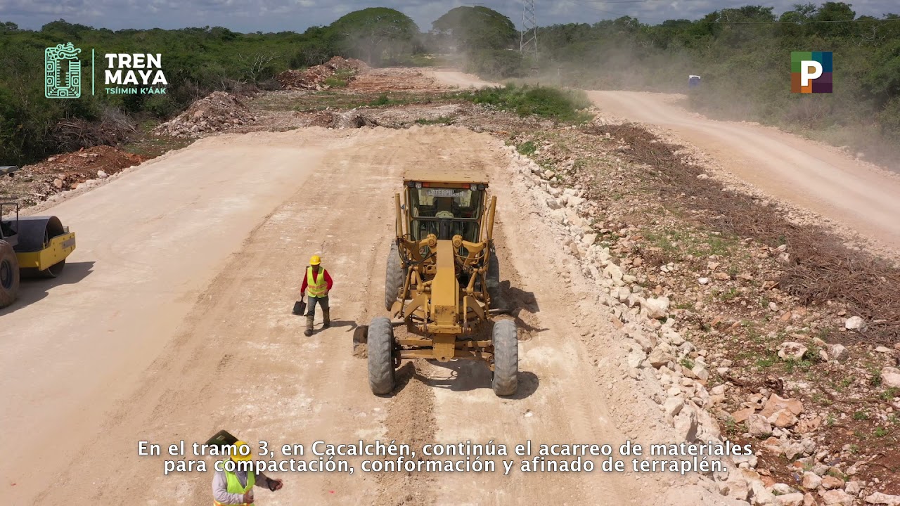 Reporte de avances de obra Tren Maya 49/157