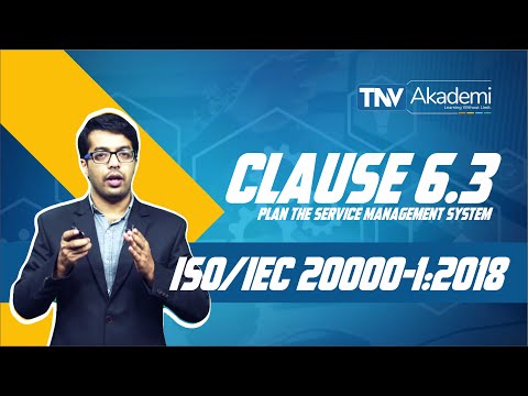 CLAUSE 6.3 | Plan the Service Management System | ISO/IEC 20000-1:2018