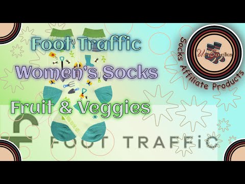 ππ Foot Traffic Fruit & Veggie Women's Socks β Fun, Funky & Comfortable! π₯π