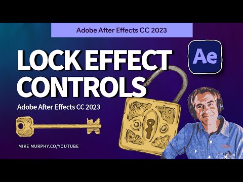 After Effects: Lock The Effect Controls Panel