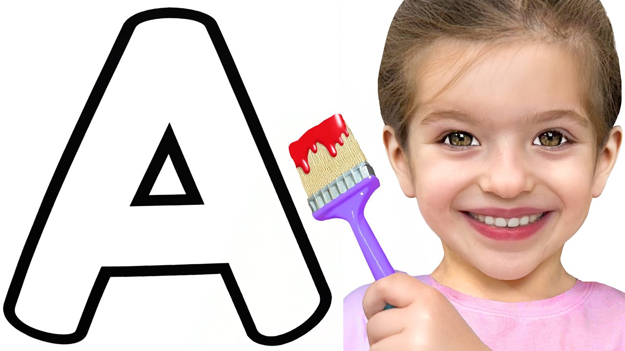 Adel is Painting ABC | Learn English Alphabet | Best Learning Video for Toddlers & Preschoolers!