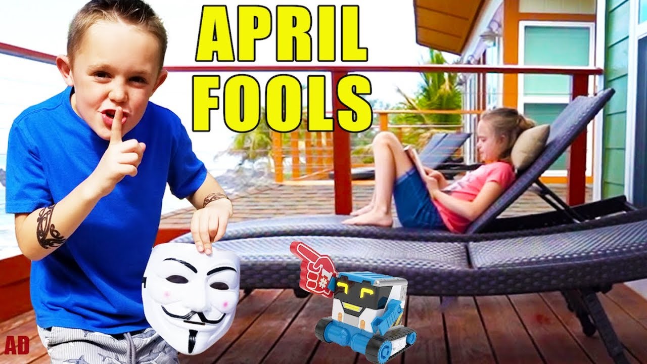 Sneaky Jokes on April Fools Day With a Robot (And Spying)