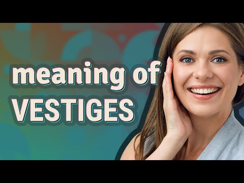 Vestiges | meaning of Vestiges