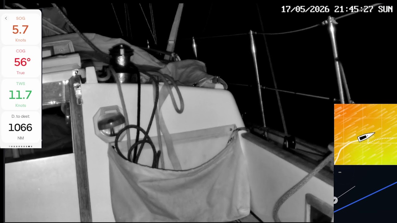 24/7 LIVE - Mara Solo Sailing Across the Atlantic Ocean
