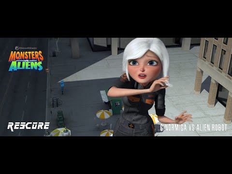 Monsters VS Aliens: Project MGS - Susan (Ginormica) Encounters the Alien Robot (1080p 60fps)