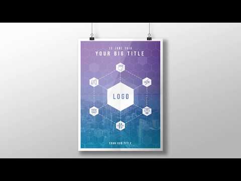DESIGN PROCESS : DESIGN A HEXAGON INFOGRAPHIC POSTER IN #ILLUSTRATOR