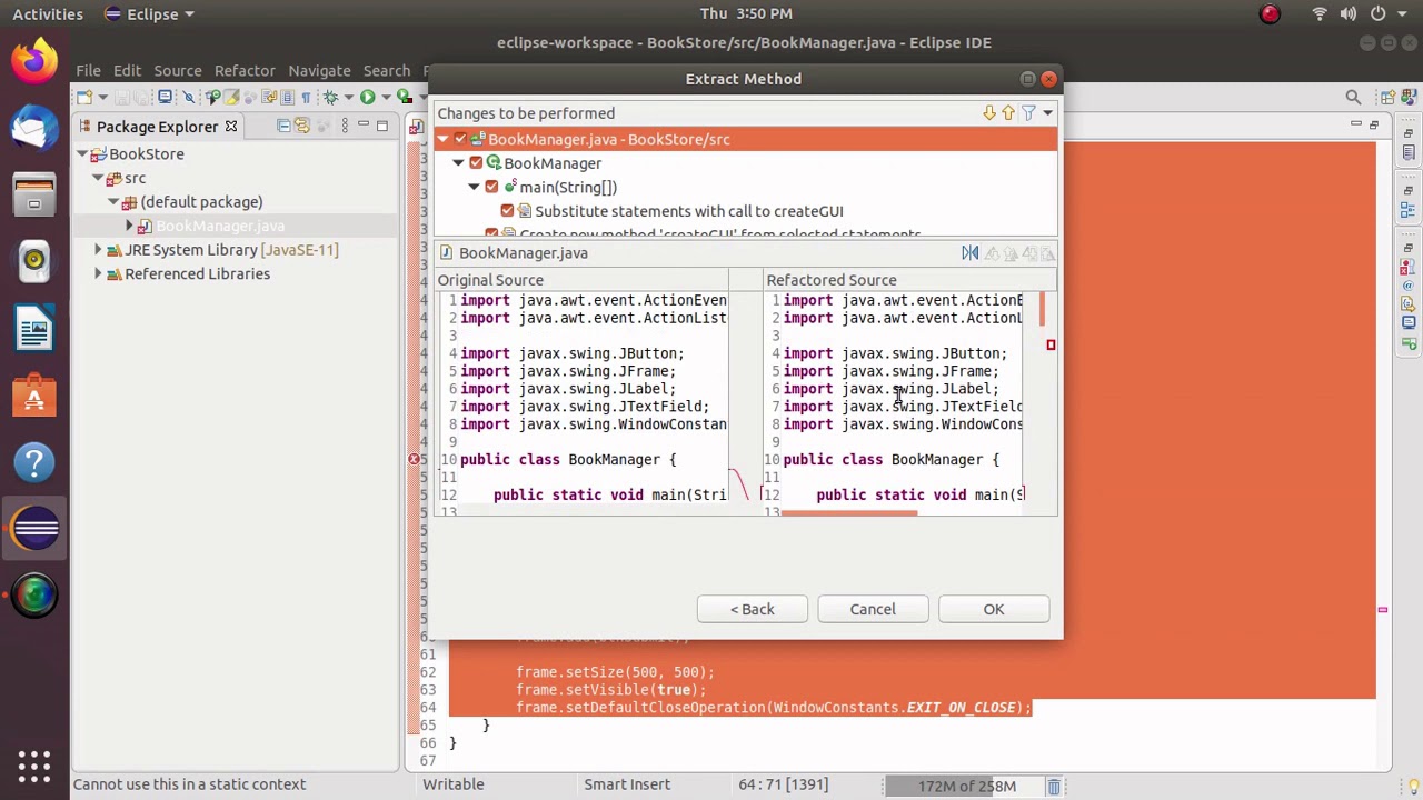 Java & J2EE: Tutorial 3 - Java Swing - Adding ActionListener to JButton