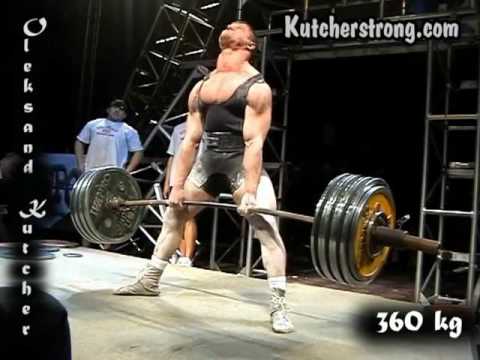 Oleksandr Kutcher - 793 lb Deadlift @ 165 lbs (360@75 kgs)