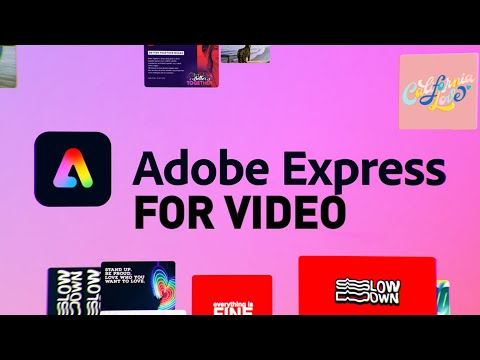 Using Adobe Express for Video