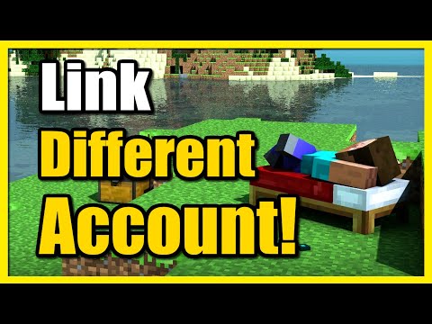 How to LINK PS4 or PS5 to Different Microsoft Account in Minecraft Bedrock (Fast Method)