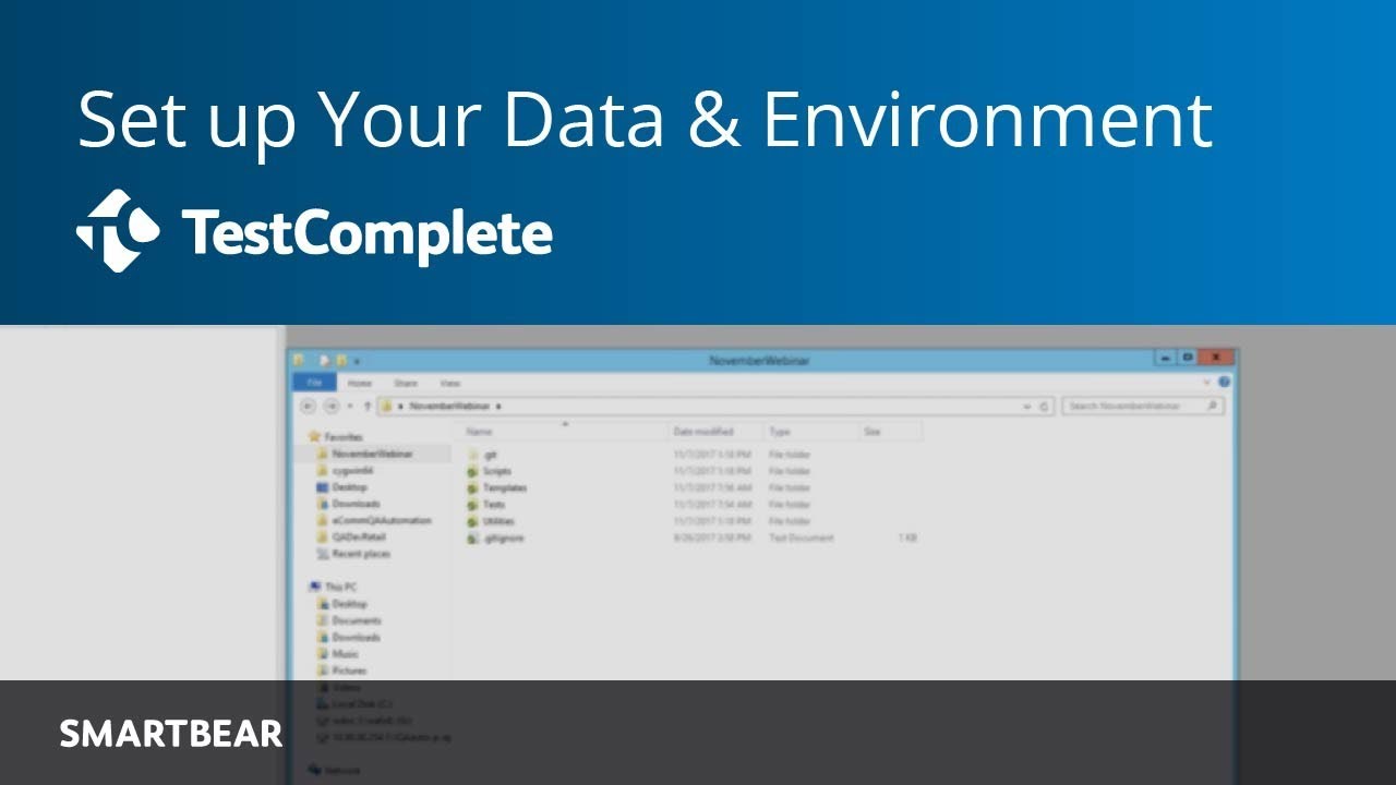Setting Up Your Data & Prepping Your Environment: How to Build a Successful UI Automation Framework