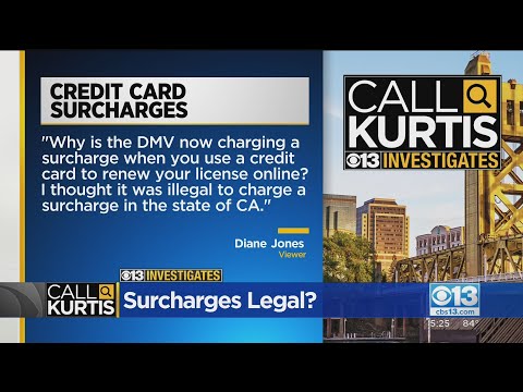 Call Kurtis: DMV Charges Credit Card Surcharges