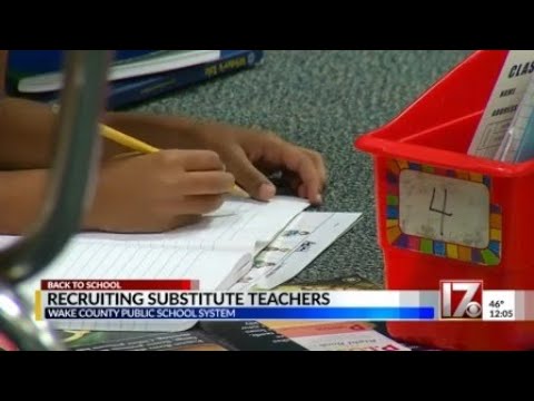 Wake County in dire need of substitute teachers