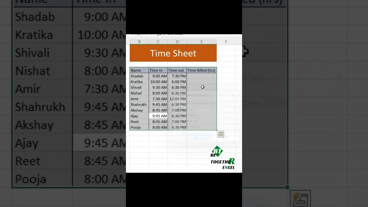 🕒 Instant Time Tracker: Effortlessly Prepare Timesheets in Excel ⏱️