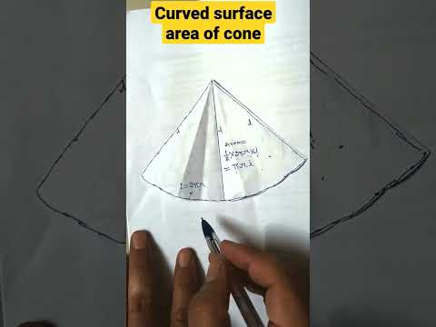 curved surface area of cone