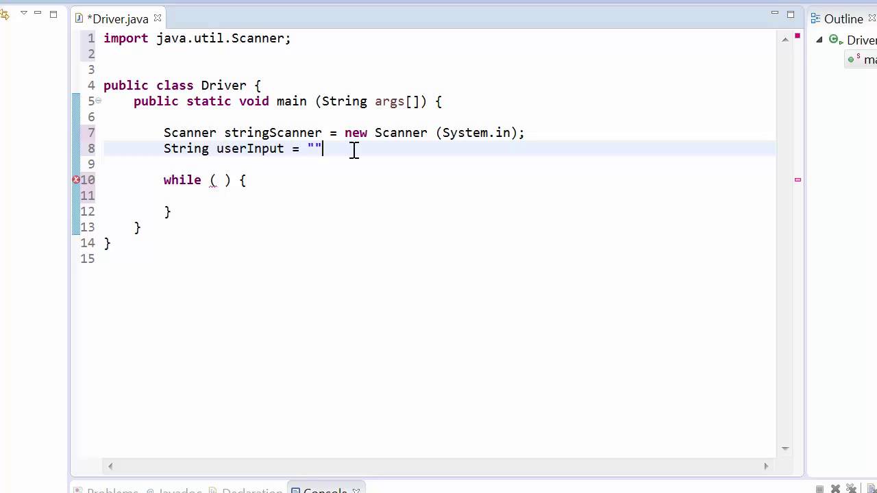 Tutorial 7 - while Loops in Java