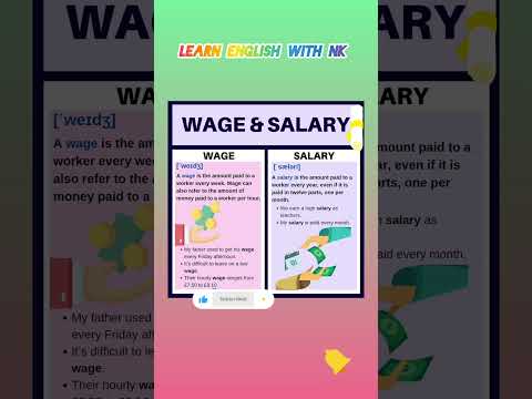 Confusing Words in English: Wage vs Salary | Learn English with NK