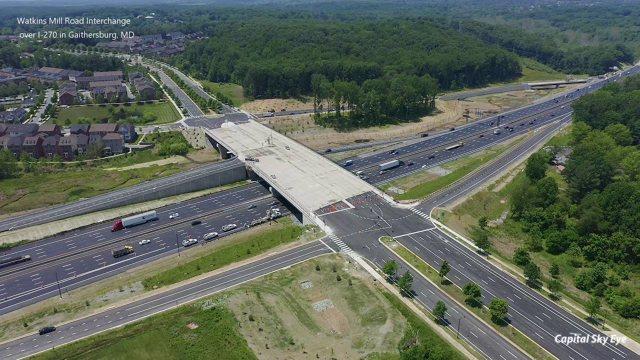Watkins Mill Interchange over Interstate 270