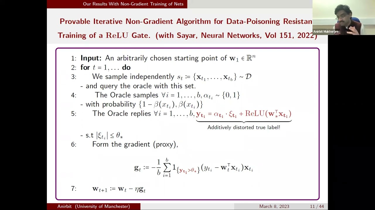 Anirbit Mukherjee - Provable Training of Neural Nets With One Layer of Activation