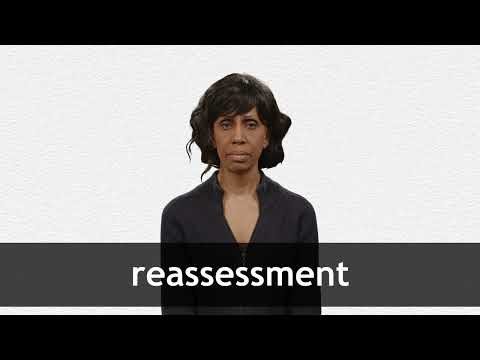 REASSESSMENT definition in American English | Collins English Dictionary