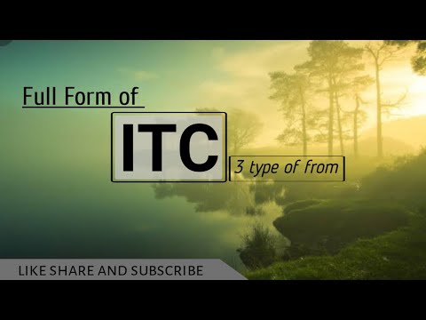 full form of ITC (3 form )