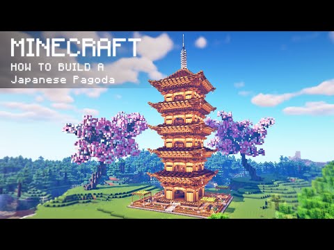 Minecraft: How to build a Ultimate Japanese Pagoda Minecraft Map