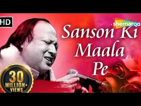 Nusrat fateh ali khan Sanson ki mala pe slowed and rewerb remix song ❤️