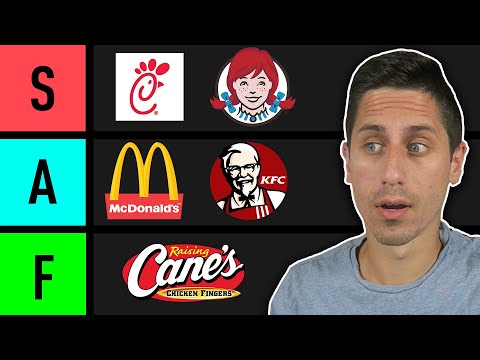 Ranking EVERY Fast Food Restaurant TIER LIST