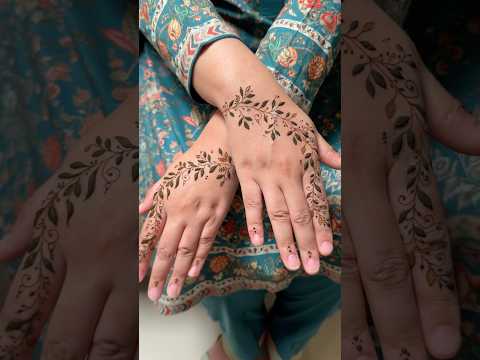 Latest mehndi design simple #mehndi #henna #mehendi