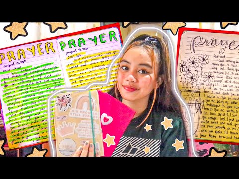 Prayer journal (flip through+ tips) How to start a prayer journal//ideas and examples