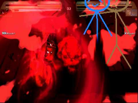 Mugen Killer_Lucario and Blood Snivy Vs Apelao and Mapelao