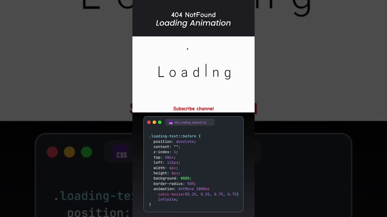 Loading Animation #coding #python #javascript #code #developer #codes #js #animation #games