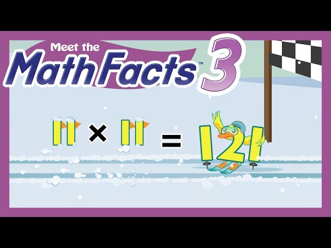 Meet the Math Facts Multiplication & Division - 11 x 11 = 121 | Preschool Prep Company