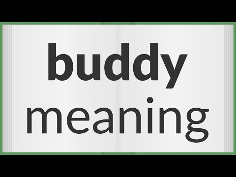 Buddy | meaning of Buddy