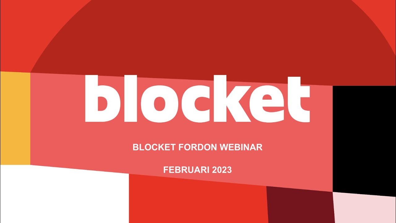 Blocket Fordon webbinarium: Trendspaning & årssummering