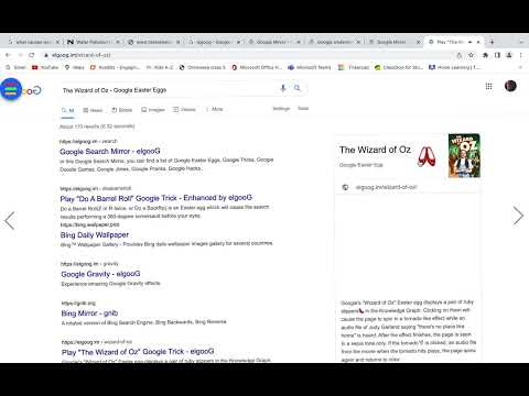 Fun elgoog trick! GOOGLE TRIC! The Wizard of Oz