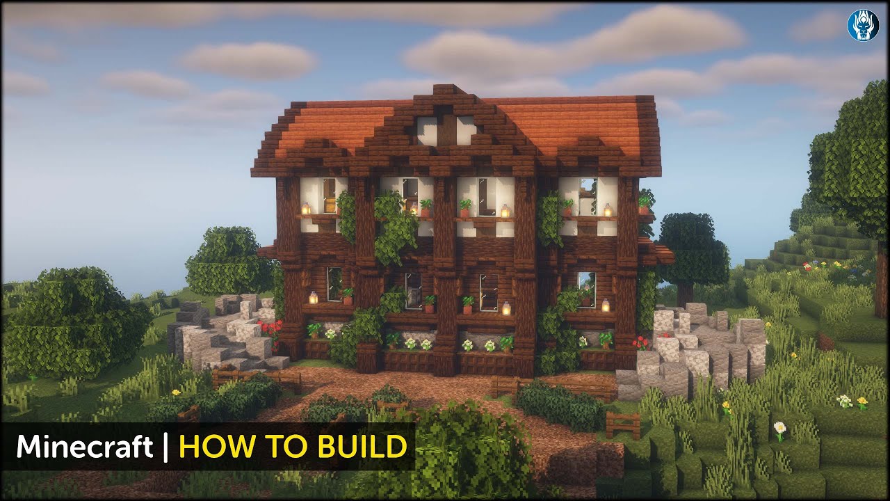 Minecraft Tutorial | Fantasy Farmhouse - Minecraft Builders