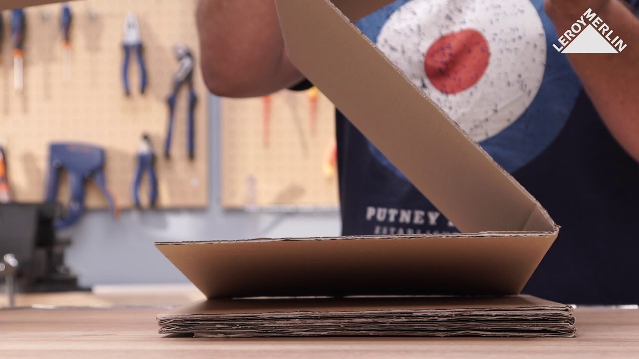 Cómo es una caja para mudanzas con separador de platos · LEROY MERLIN