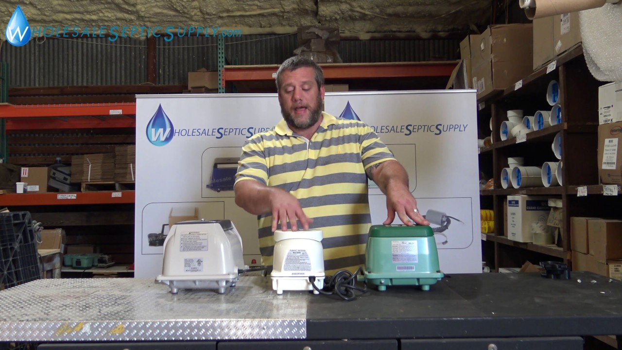 Septic Air Pump Model Numbers Explained